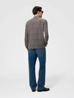 Missoni Cashmere And Viscose Shirt With Band Collar