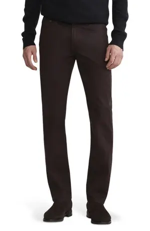 DL1961 Russell Slim Straight Twill Pants - Lacquer