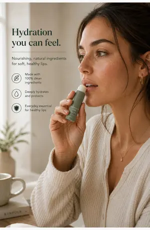 BROOKLYN NEUTRAL Oversized Fresh Mint Lip Balm