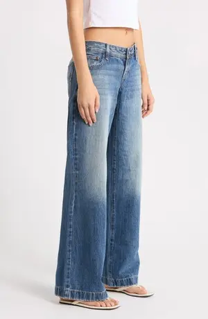 PACSUN Kaia Ultimate Low Rise Wide Leg Jeans