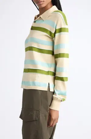 JW Anderson Stripe Long Sleeve Polo