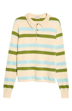 JW Anderson Stripe Long Sleeve Polo