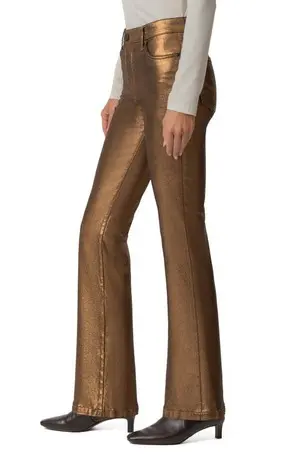 Kut From The Kloth Kelly Coated High Waist Flare Jeans