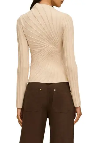 Cult Gaia Paulette Ribbed Top