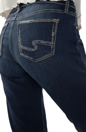 SILVER JEANS CO. Elyse Classic Straight Leg Jeans