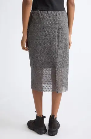 Cecilie Bahnsen Bria Meadow Embroidery Cotton Blend Skirt