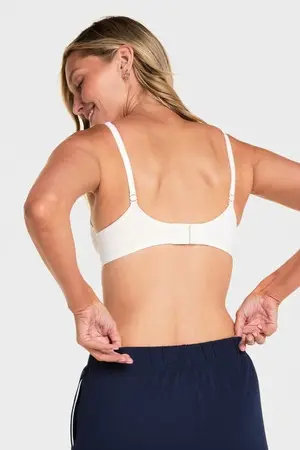 HARPER WILDE Base Picot Trim T-shirt Bra - Ivory