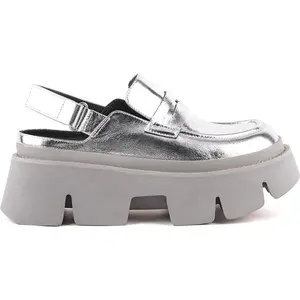 United Nude Stomper Loafer - Silver