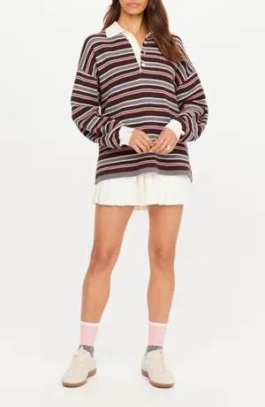 The Upside Wonder Knit Long Sleeve Polo