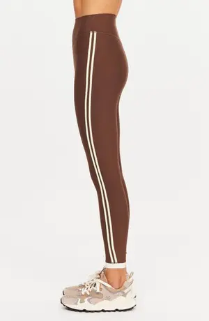 The Upside Daytona High Waist Stripe Midi Leggings