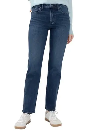 SILVER JEANS CO. Isbister High Waist Straight Leg Jeans - Screech