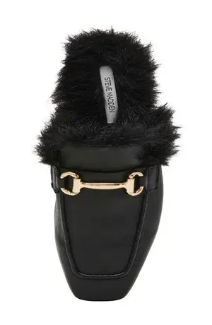 Steve Madden Romeo Leather Mule - Black