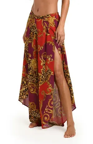 L'Agence Wide Leg Cover-up Pants