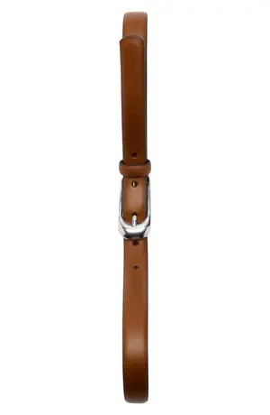 Mango Leather Belt - Chocolate