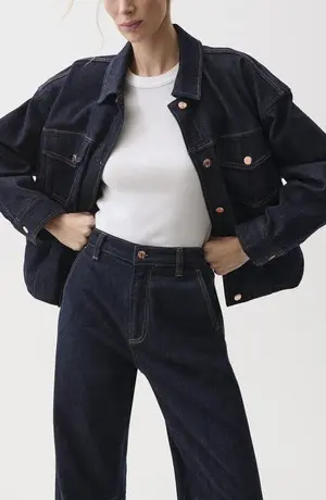 PISTOLA Bibi Denim Trucker Jacket