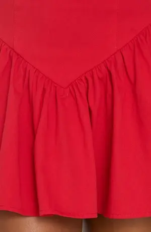Princess Polly Esatora Halter Flare Minidress
