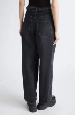 Sacai Belted Tailored Jeans