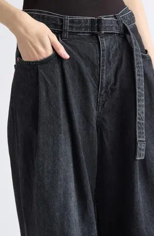 Sacai Belted Tailored Jeans