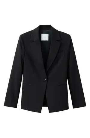 Mango Notch Collar Blazer