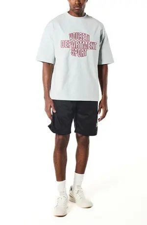 VOUSETI Team Logo Appliqué Cotton T-shirt