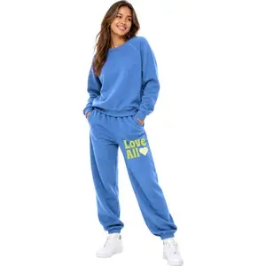 LOVE ALL Signature Terry Sweatshirt - Blue