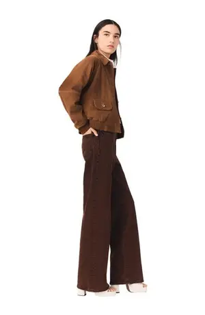 Maje Bootcut Jeans With Chain