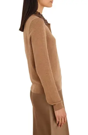 NIC+ZOE Sequin Collar Cardigan