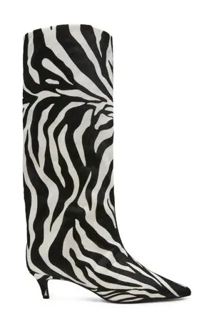 Steve Madden Lysara Knee High Boot - Zebra Mult