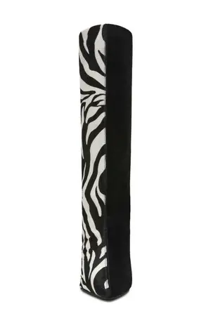Steve Madden Lysara Knee High Boot - Zebra Mult