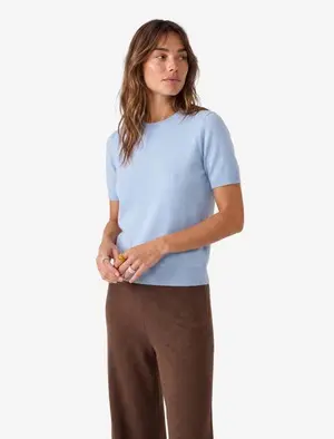 Koton High Rise Wool Blend Knit Trousers