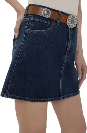 SILVER JEANS CO. A-line Denim Miniskirt