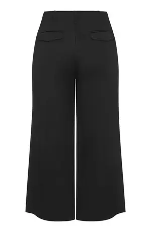 City Chic Peyton Wide Leg Ponte Pants
