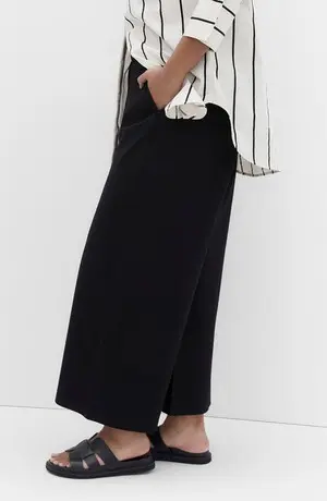 City Chic Peyton Wide Leg Ponte Pants