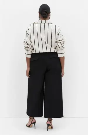 City Chic Peyton Wide Leg Ponte Pants