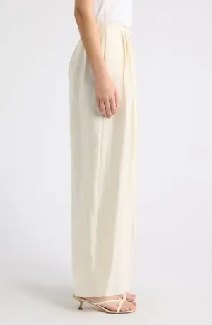 A.REN Chrissa Pleated Wide Leg Pants