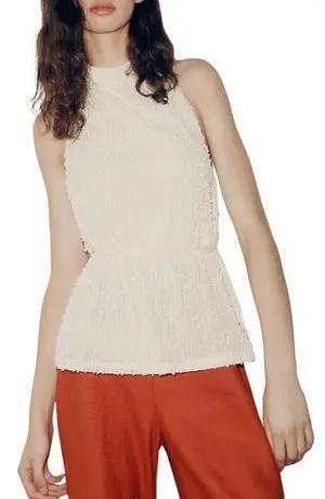 REFORMATION Ketra Knit Halter Top