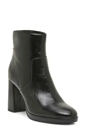 Vince Camuto Laylei Faux Leather Bootie - Black