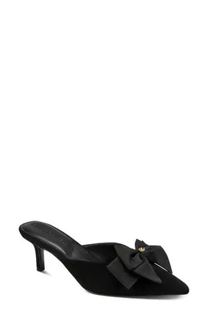 Karl Lagerfeld Paris Larina Pointed Toe Mule - Black