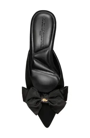 Karl Lagerfeld Paris Larina Pointed Toe Mule - Black