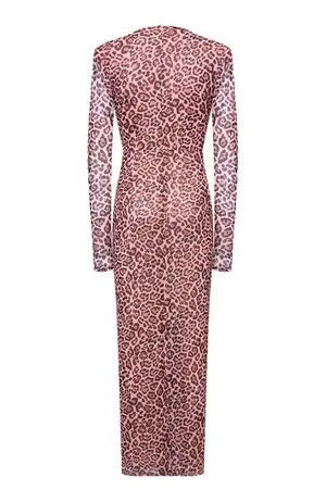 PatBO Panthera Tulle Maxi Dress