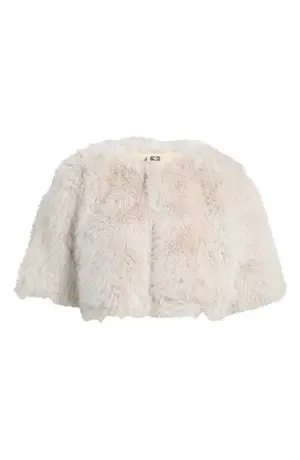 Anne Klein Faux Fur Shrug