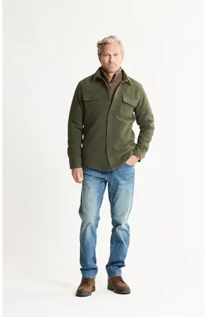 JACHS Wool Blend Overshirt