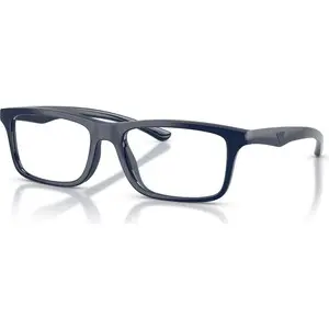 Emporio Armani 56mm Rectangle Optical Glasses