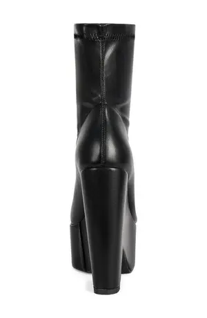 AZALEA WANG Lirra Platform Wedge Bootie