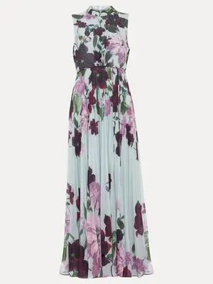 PHASE EIGHT Dahlia Floral Pleated Maxi Dress