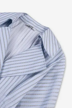 NOCTURNE Pinstripe Tailored Bodysuit