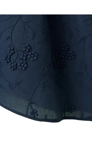 Mango Embroidered Ruffle Shirt