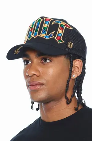 CULT OF INDIVIDUALITY Stained Glass Logo Trucker Hat