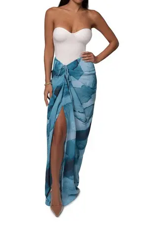 JLUXLABEL Noelia Printed Maxi Skirt