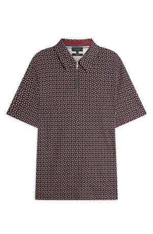 Ted Baker London Grae Quarter Zip Polo